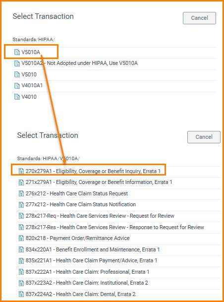 Set Up a HIPAA, X12 Trade Relationship